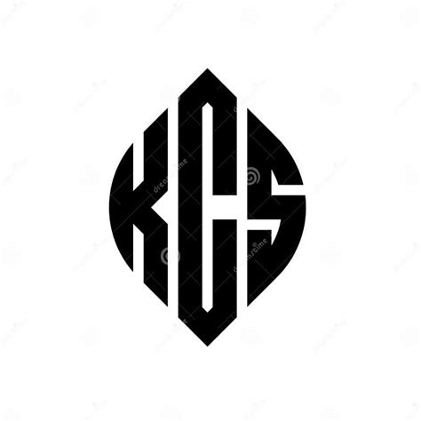 Kcs Circle Letter Logo Design With Circle And Ellipse Shape Kcs Ellipse Letters With