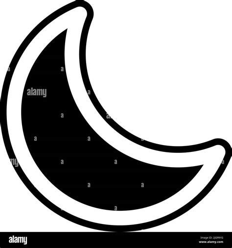 Basic Ui Night Mode Icon Stock Vector Image Art Alamy