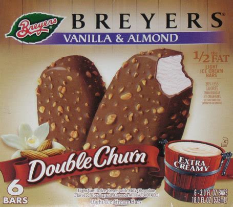 On Second Scoop Ice Cream Reviews Breyers Vanilla And Almond Light Ice