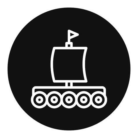 Raft Icon Vector Image Can Be Used For Additive Maufacturing Premium