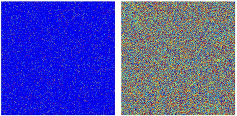 Left An Example Of Random Spatial Distribution Of Phase Coherent Download Scientific Diagram