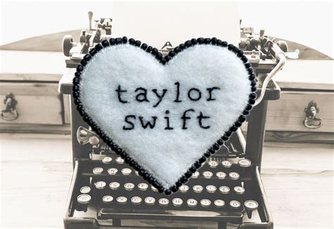 Taylor Swift Embroidered Felt Patch The Tortured Poets Department Typewriter Ttpd Eras Tour Etsy