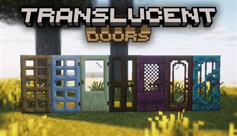 Translucent Doors Gallery Minecraft Resource Packs Curseforge