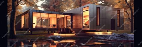 Modular House Visualization Aigenerated Unreal Engine Asset Para Archviz Foto Premium Modular House Visualization Aigenerated Unreal Engine Asset Para Archviz Foto Premium