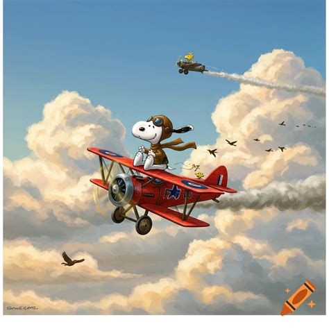 Snoopy Flying Plane Wallpaper Snoopy Clipart Flying Snoopy Flying