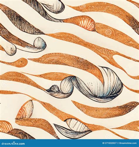 Sketchy Pen Pattern Generative Ai Stock Illustration Illustration Of Cartoon Fashion 271032027