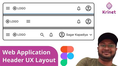 Web Application Ux Design Header Ux Ui Design Layout Youtube