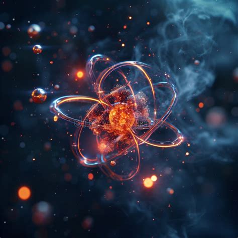 Atomic Nuclear Model Nanostructured Core The Nucleus Of An Atom