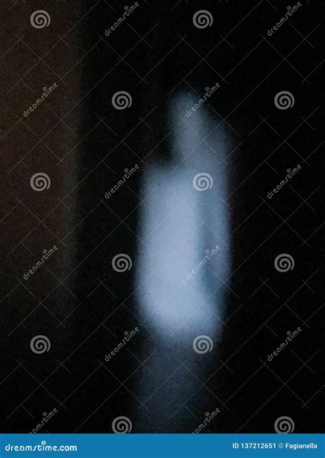 Ghost Like Entity In My Hall Stock Image Image Of White Entity