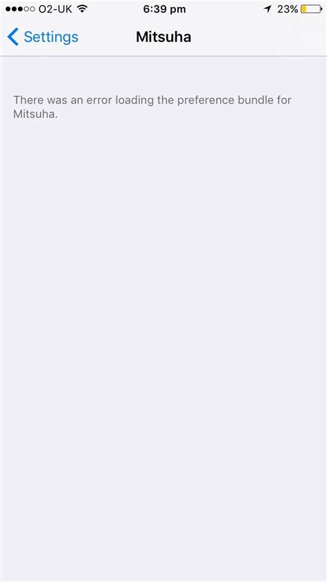 [question] mitsuha error there was an error loading the preference