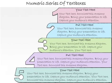 Ppt Slide Numeric Series Of Textboxes Marketing Plan