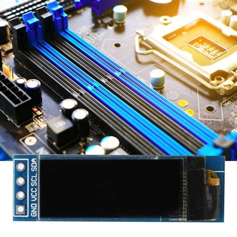 tebru ssd1306 oled screen 0 91in oled display module iic interface