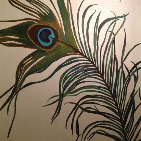 Peacock Feather Mural