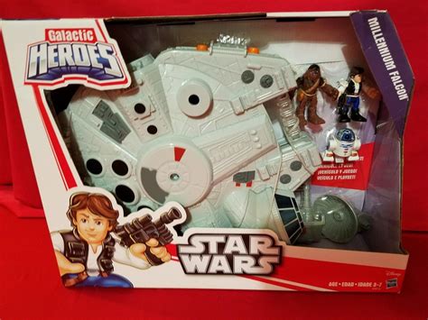 New Playskool Heroes Star Wars Galactic Heroes Millennium Falcon And Figures 1901029946