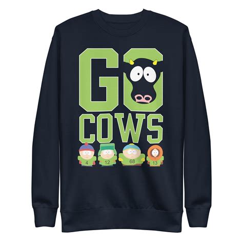 South Park Gehen Sie Kühe Erwachsene Crewneck Paramount Shop