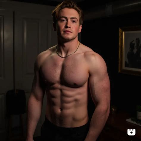 Kit Connor Shirtless Wearing A Thin Silver Ch By Stephentwest On