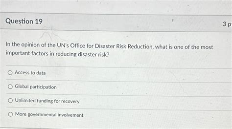 Solved Question 19in The Opinion Of The Uns Office For