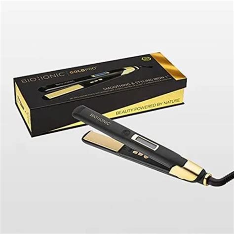 Bio Ionic Gold Pro Flat Smoothing And Styling Iron 1 Cuotas Sin Interés