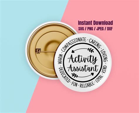 Activity Assistant Svg Activity Life Svg Assistant Svg Etsy