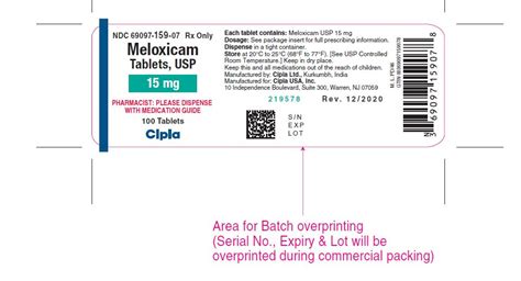 Product Images Meloxicam Photos Packaging Labels And Appearance