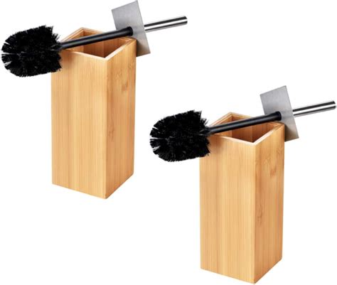 Toilettree Products Deluxe Toilet Brush With Stainless Steel Handle And
