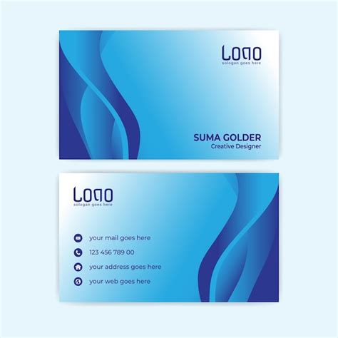 Premium Vector Exclusive Visiting Card