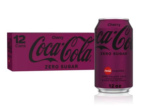 Cherry Coke Zero 12 Pack 12oz Cans Usafoods