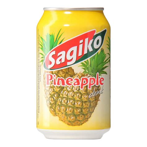Sagiko Pineapple 320ml Can Drinks Carton Sale 24 Cans Per Carton