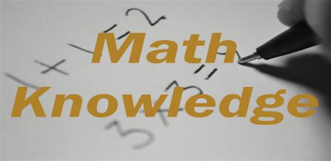 Math Knowledge Test Apk Download For Free