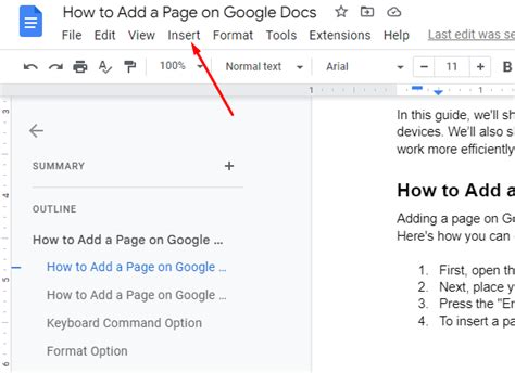 How To Add A Page On Google Docs Guide SSP