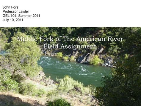 Field Assignment Final Ppt