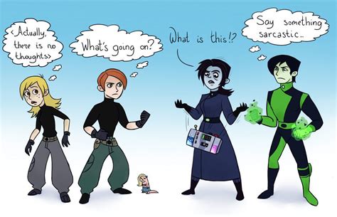 Male Kim And Shego Kim Possible Rbishounen