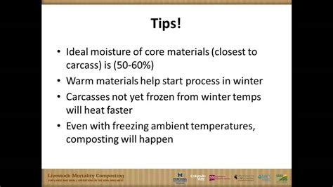 Animal Mortality Composting Principles Youtube