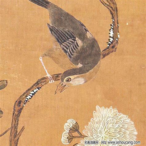 沈铨作品 花鸟图 2 高清大图下载 名画油画网