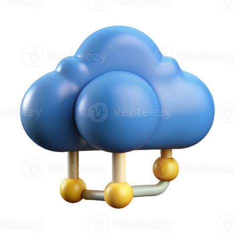 Vibrant Minimalist Cloud Computing Icon Professional 59123967 Png