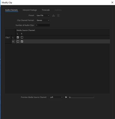 Solved Modifying Audio Channels Adobe Community