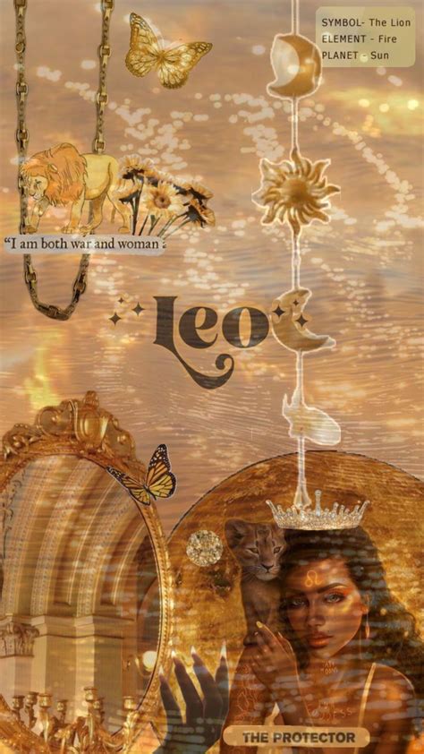 Leo Leoaesthetic Zodiac Zodiacsign Aesthetic Leo Zodiac