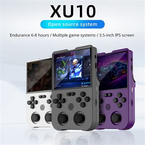 Ampown Xu10 Handheld Game Console 256gb Grey