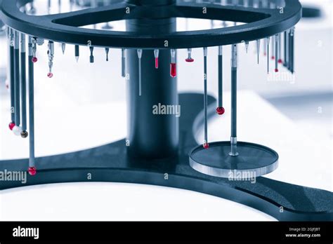 Close Up Check Measurement Of Detail By Detecting Head Sensor Stock