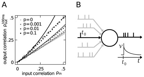 approximation of the output correlation in the limit of low input