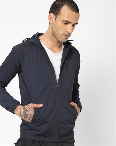 Hooded Jacket With Insert Pockets Jiomart