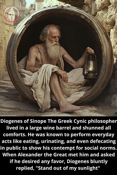 Ancient Diogenes Alexanderthegreat Facebook