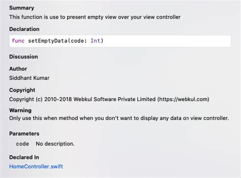 How To Create Documentation Of Your Swift Code Mobikul