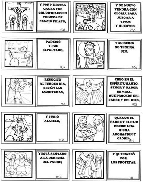 Credo Católico Para Niños2 El Credo Catolico El Credo Credo Niceno