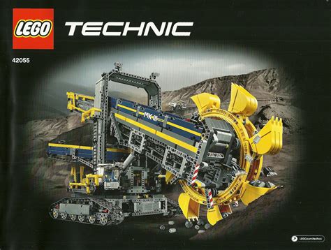 42055 Lego® Technic Bauanleitung Bucket Wheel Excavator Klickbricks