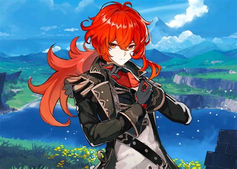 Build Diluc Genshin Impact Terkuat Greenscene