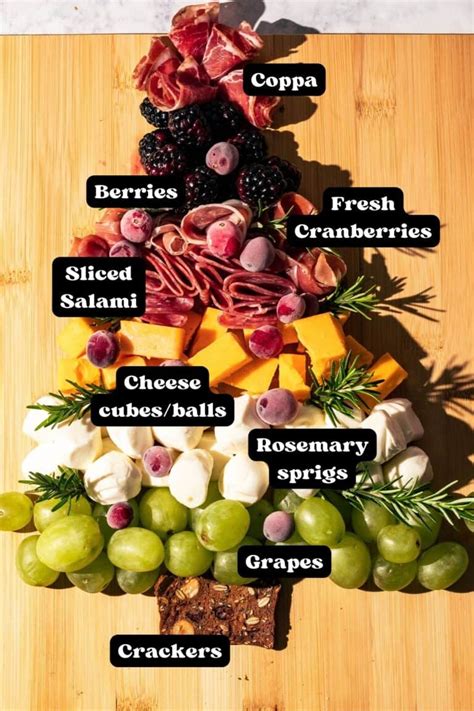 How To Make A Christmas Tree Charcuterie Board A Grateful Meal