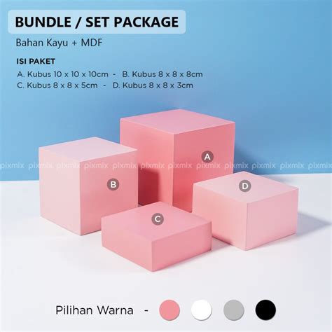 Jual Properti Foto Produk Geometri Set Collection Pixmix Gio Kubus A Shopee Indonesia