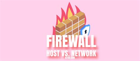 Firewall Types Network Based Vs Host Based Gateway To Cyber