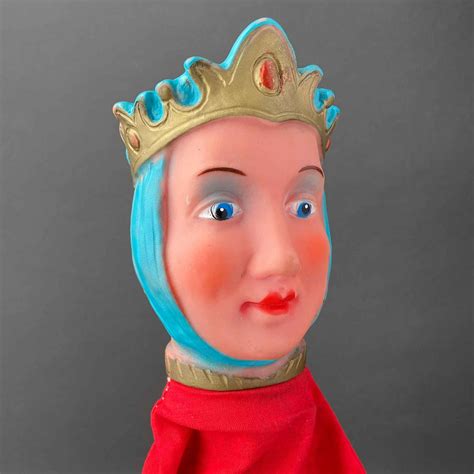 Vintage Queen Hand Puppet ~ 1980s Once Upon A Puppet